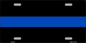 Thin Blue Line License Plates & Parking Signs – Thin Blue Line Shop