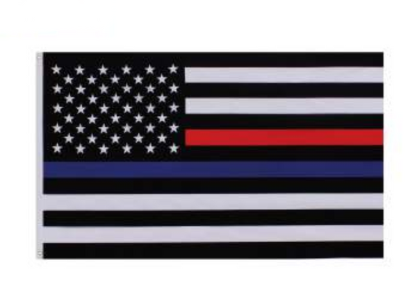 Thin Red and Blue Line American Flag - Thin Blue Line Shop