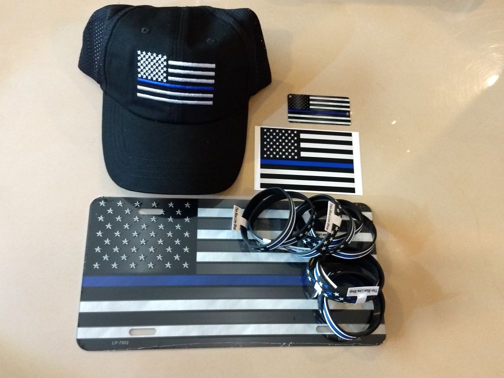 Thin Blue Line Car Decals and Stickers for Police and Law Enforcement ...