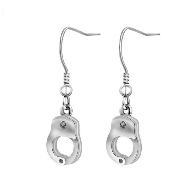 Gorgeous Handcuff Style Earrings - Thin Blue Line Shop