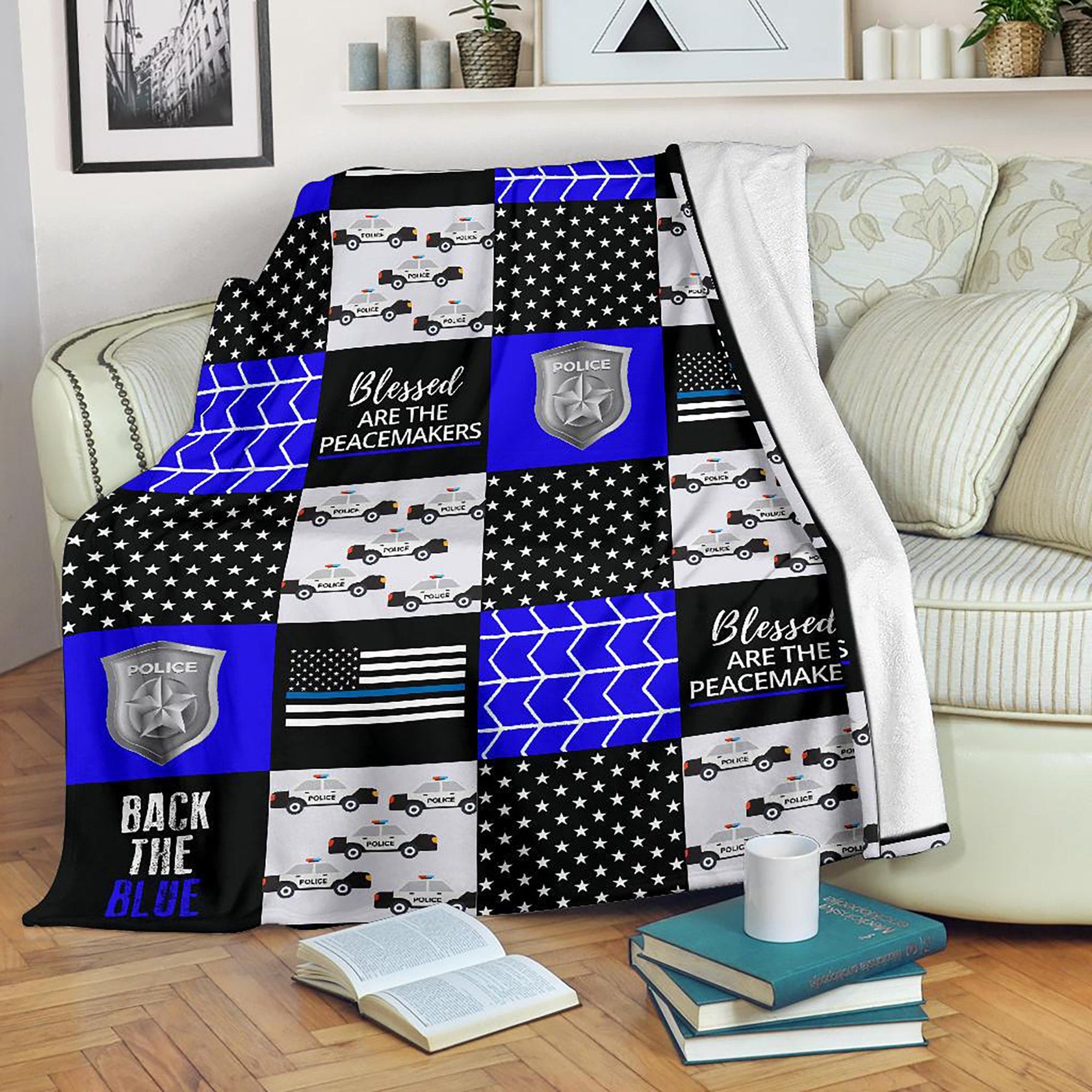 Police Accessories Blanket – Thin Blue Line Shop